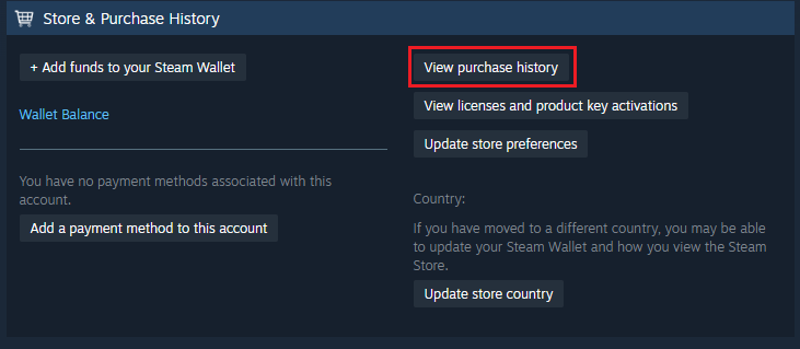 How to check transaction history on Steam – IRONMACE
