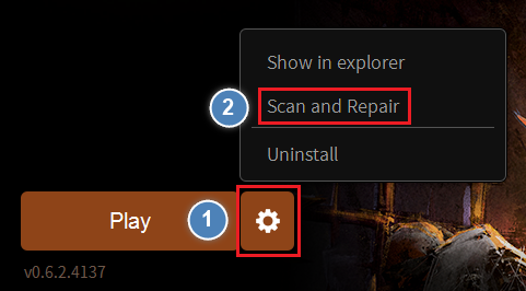 The game won't launch when I press 'Play' button – IRONMACE