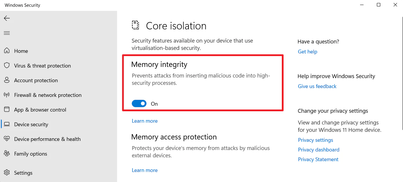How to enable HVCI – IRONMACE