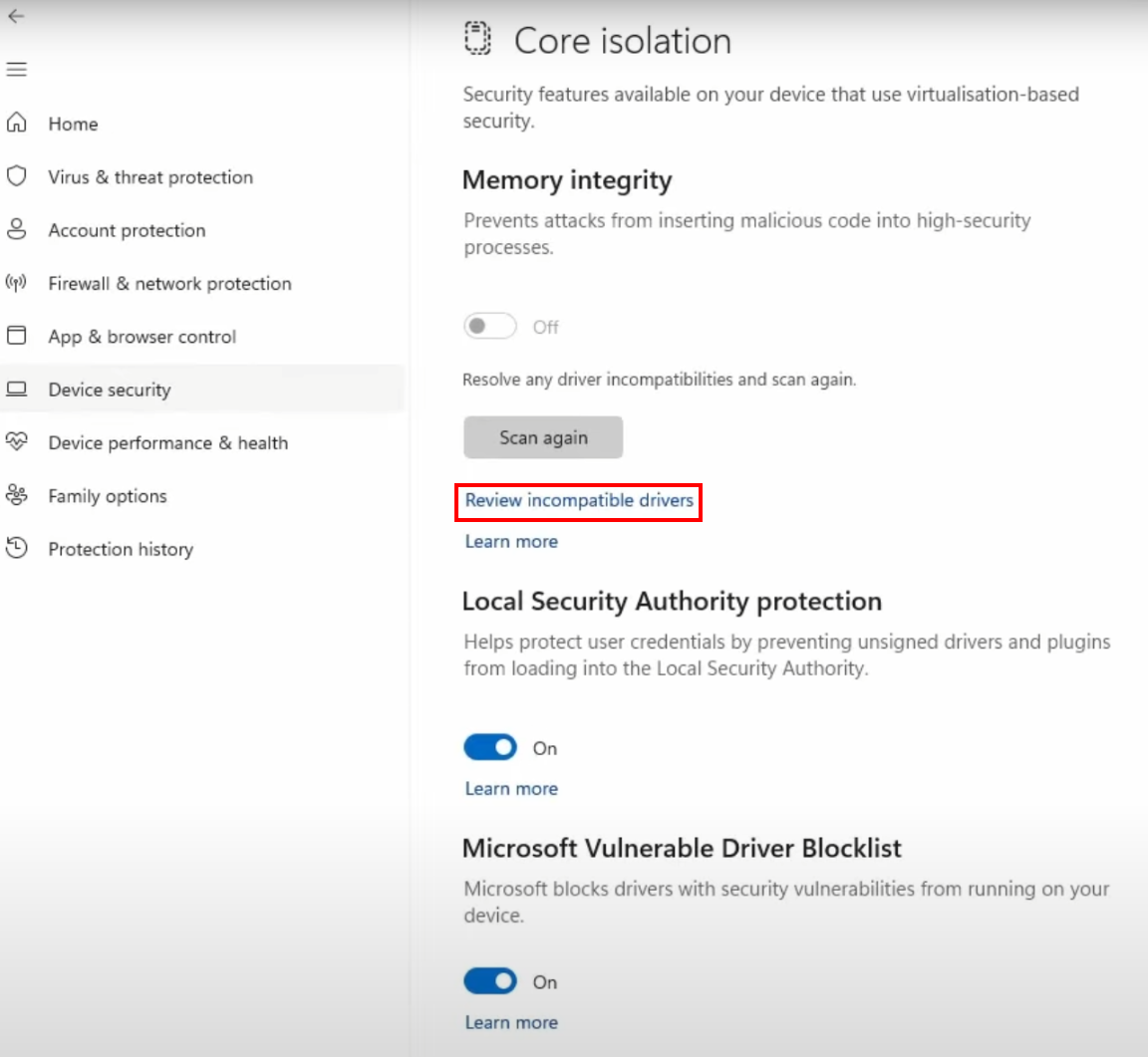 How to enable HVCI – IRONMACE