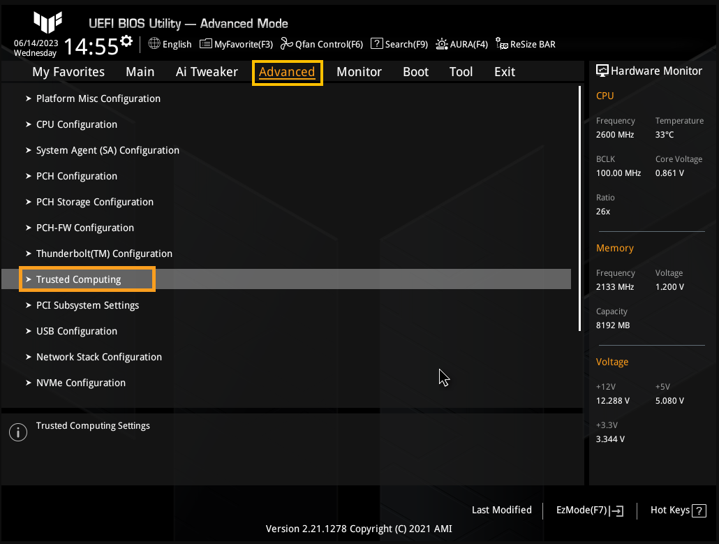 TPM 2.0 활성화 가이드 – IRONMACE_ko